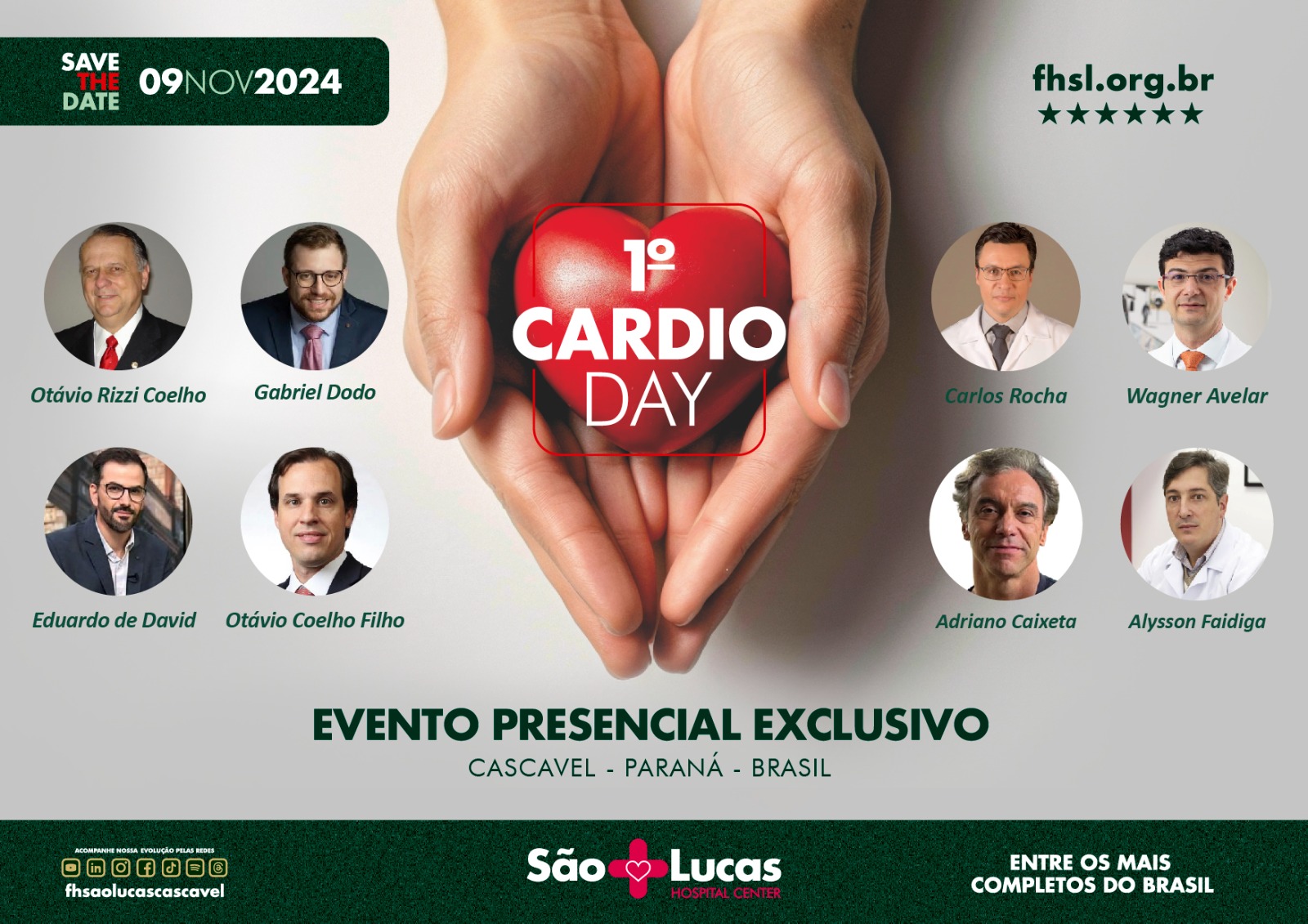 São Lucas Hospital Center promove 1º CardioDay